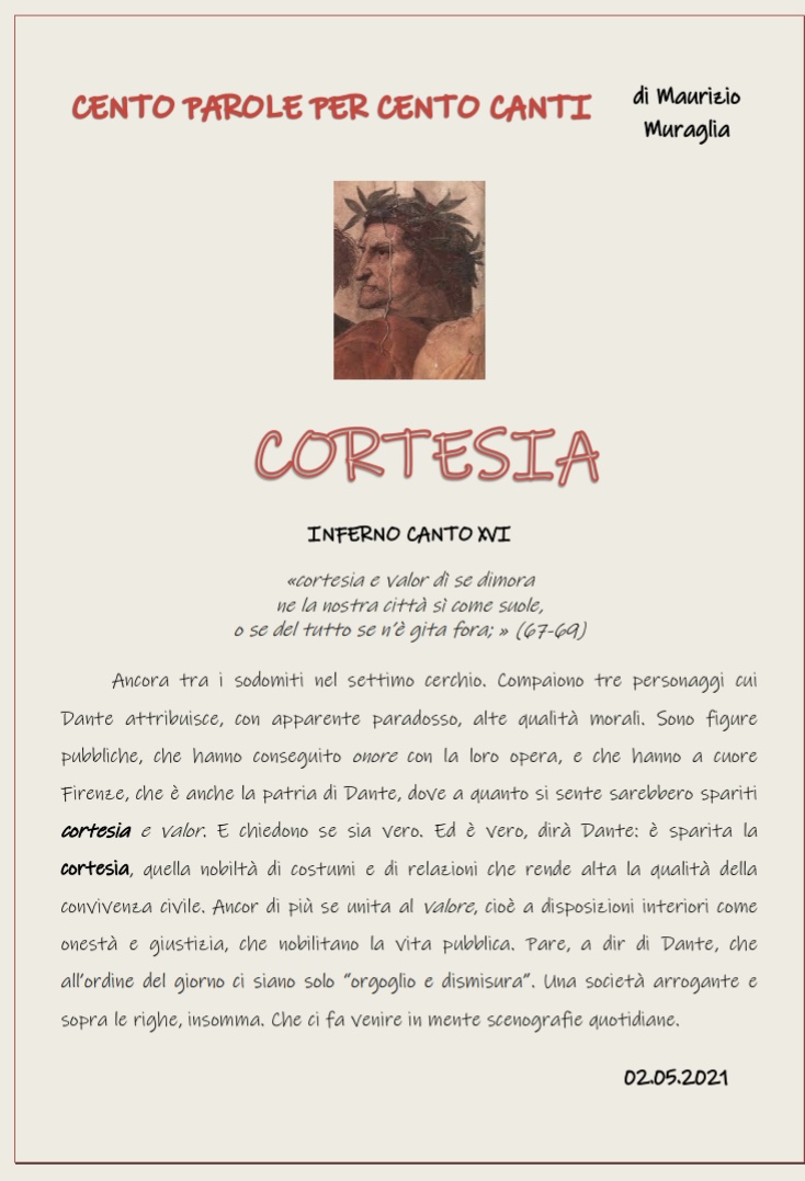 Inferno canto XVI: CORTESIA | Maurizio Muraglia